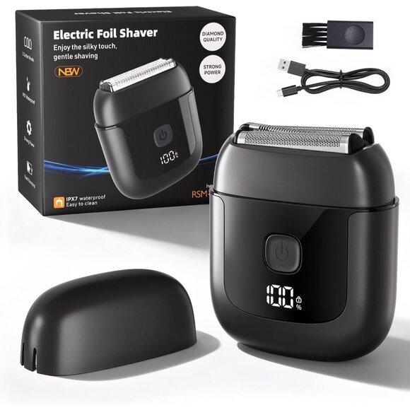 Grooming | Electric Foil Razor Mini Shaver 3 Floating Blades Ipx7 ...